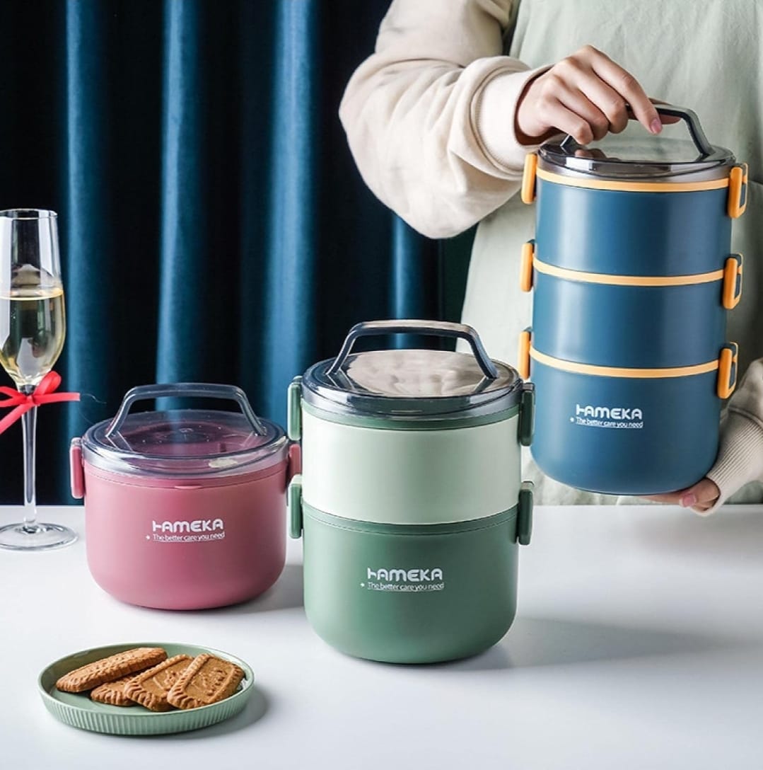 Adult Bento Lunch Box, Leakproof Portable Food Container, Outdoor Camp ...