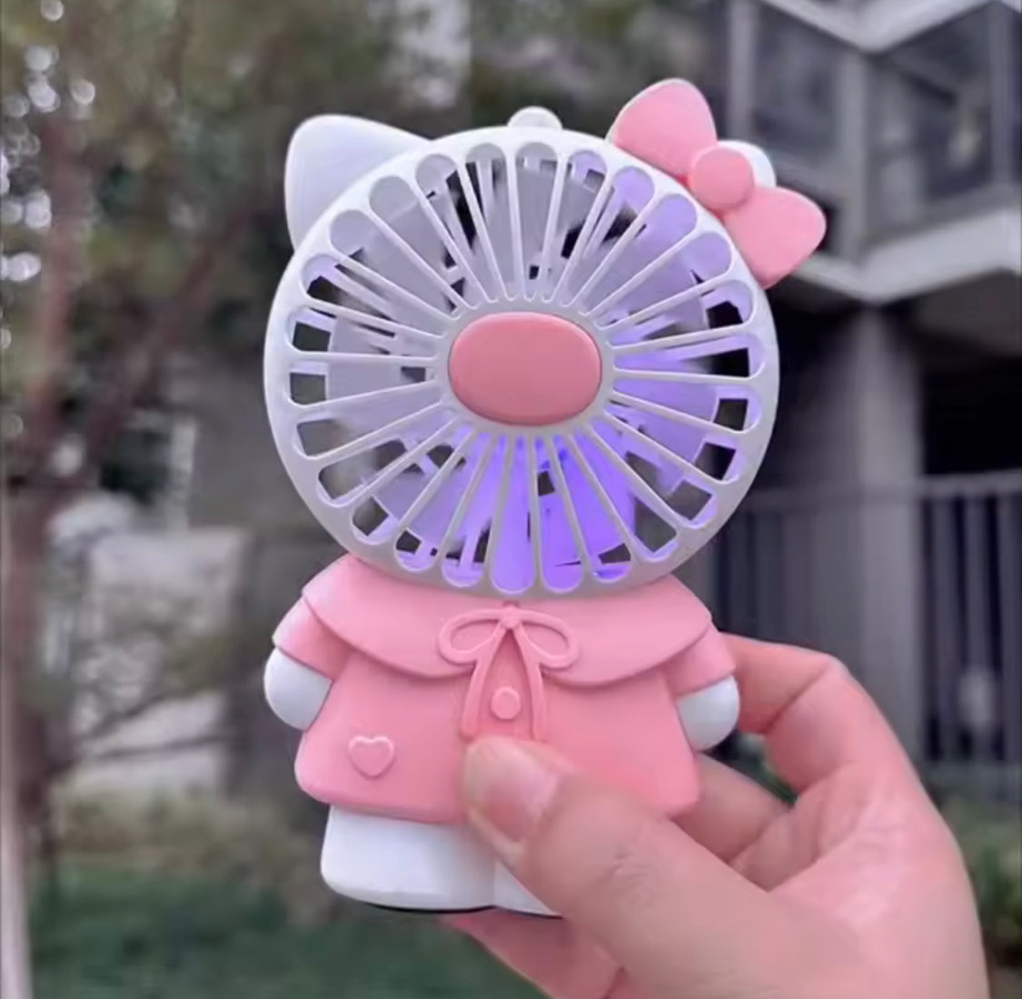 Hello Kitty Handheld Small Fan, Rechargeable Handheld Fan, Mini Pocket ...