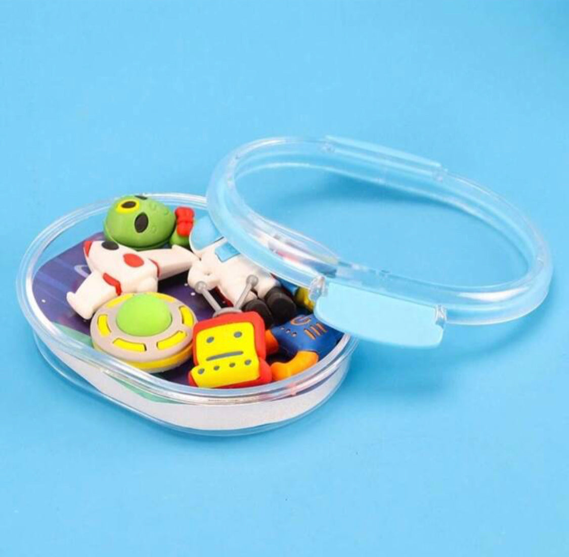 Creative Cartoon Design Eraser Box, 3D And Stylish Colourful Erasers ...