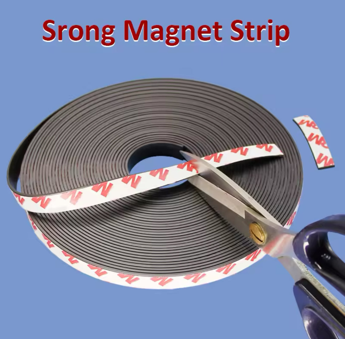 Self Adhesive Rubber Magnetic Tape, Flexible Magnetic Strip, Universal ...