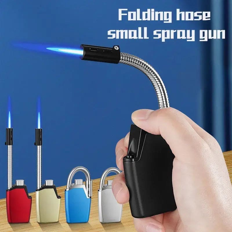 Long Flexible Neck Lighter, Unusual 360° Cigarette Cigar Torch Lighter ...
