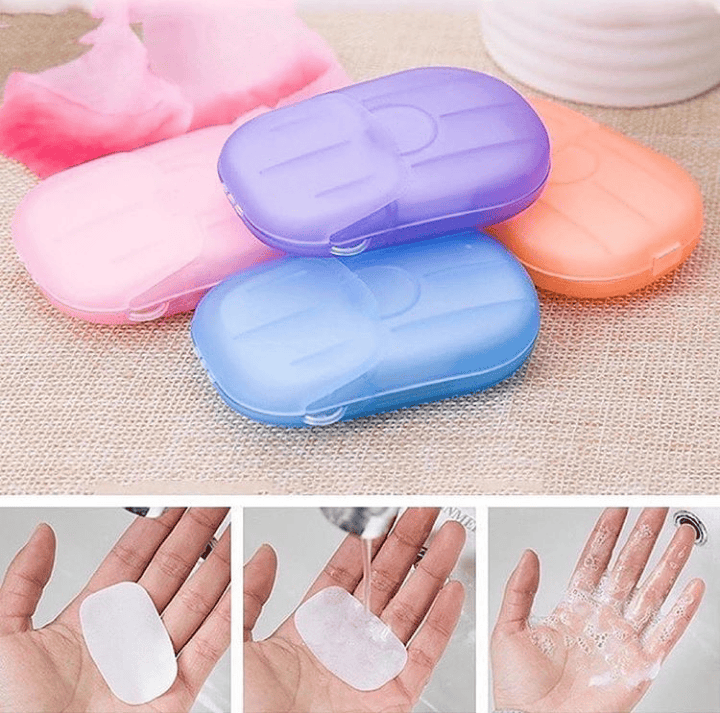Travel Scented Paper Soap,Travel Disposable Soap Sheet, Soap Paper She ...